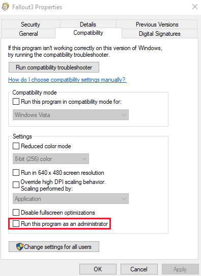 Fallout 3 Not Lanzamiento / no funciona en Windows 10 [ARREGLO RÁPIDO]